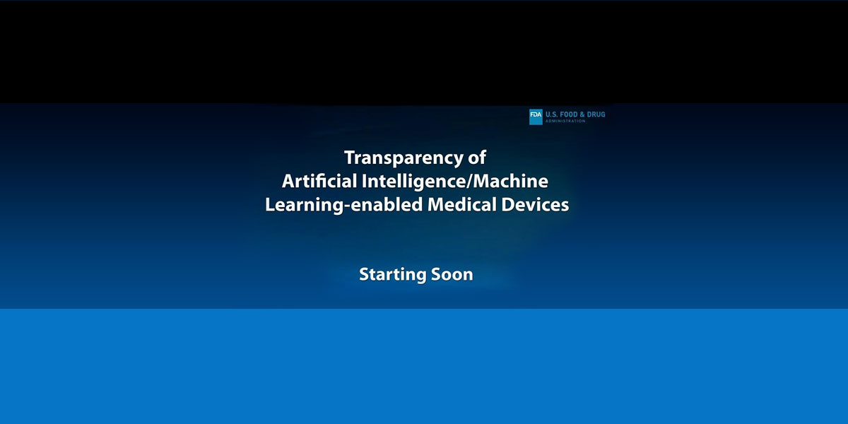 Transparency of Artificial Intelligence/Machine Learning-enabled ... Transparency of Artificial Intelligence/Machine Learning-enabled ...